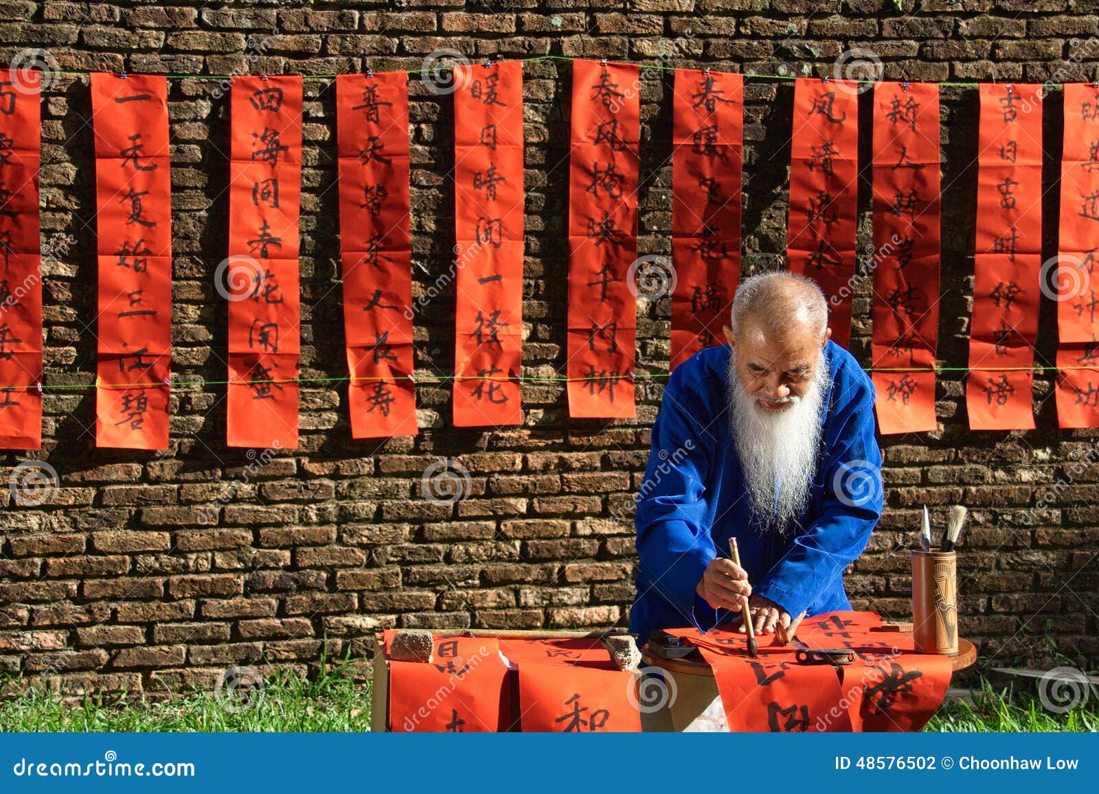 Write Spring Festival Couplets Editorial Photography - Image of jilin ...