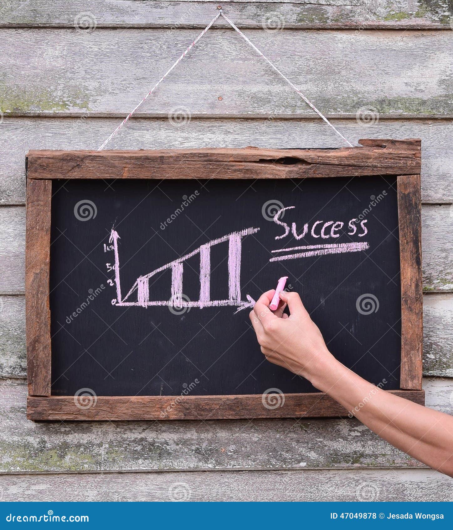 Write Success on Chalk Blackboard Stock Photo - Image of achievement ...