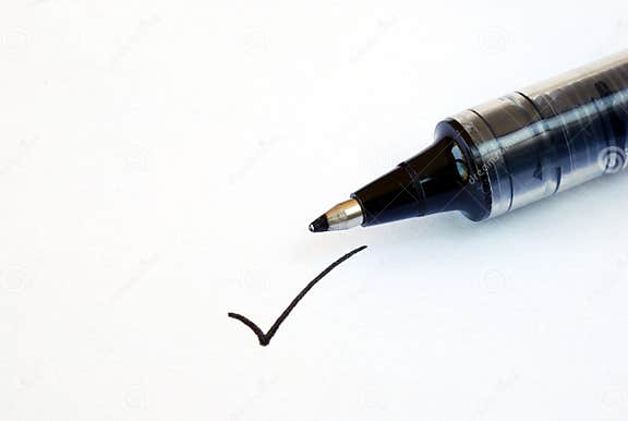 Write the tick stock image. Image of marketing, opinion - 14255647