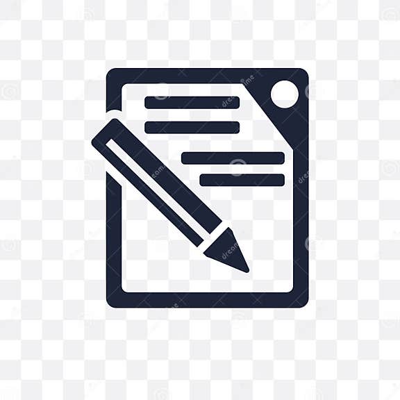 Write Transparent Icon. Write Symbol Design from Communication C Stock ...