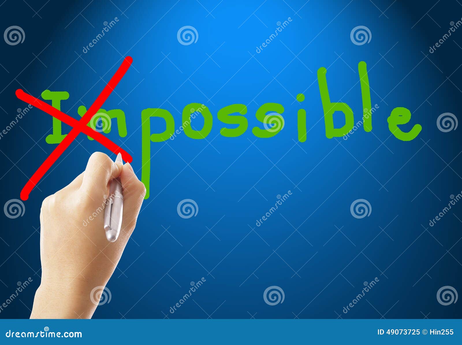 Write Turn Word Impossible To Possible with Your Hand Stock Image ... Write Turn Word Impossible To Possible with Your Hand Stock Image ...