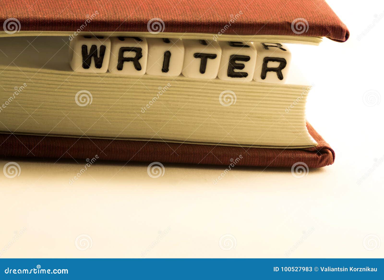 The writer and his book stock image. Image of people - 100527983