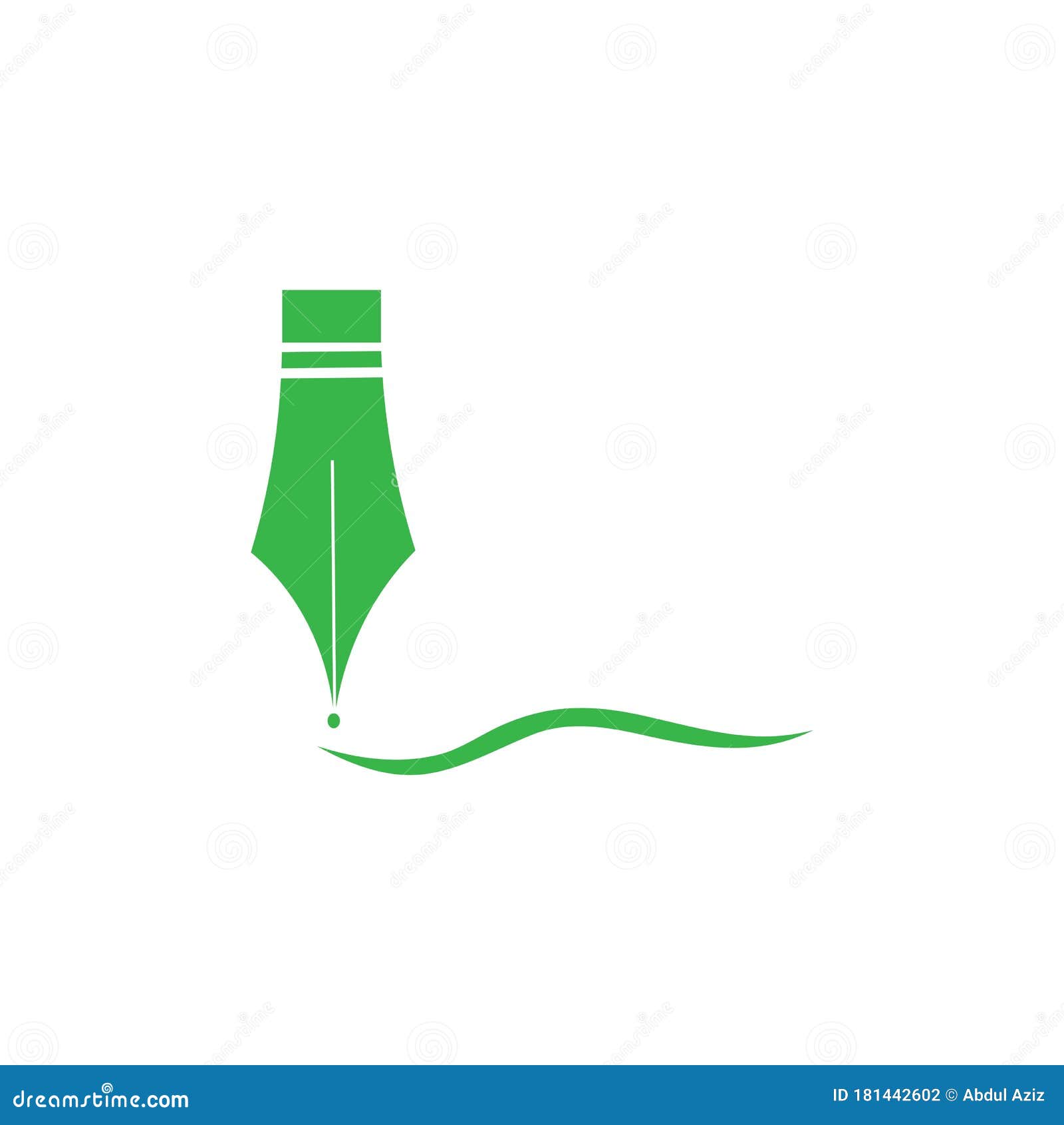 Writer logo vector stock illustration. Illustration of abstract - 181442602