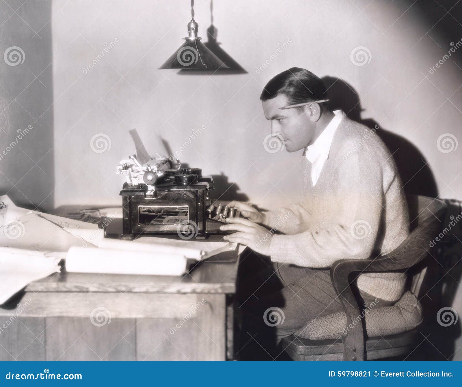 Writer at work stock image. Image of desk, ov1508all - 59798821