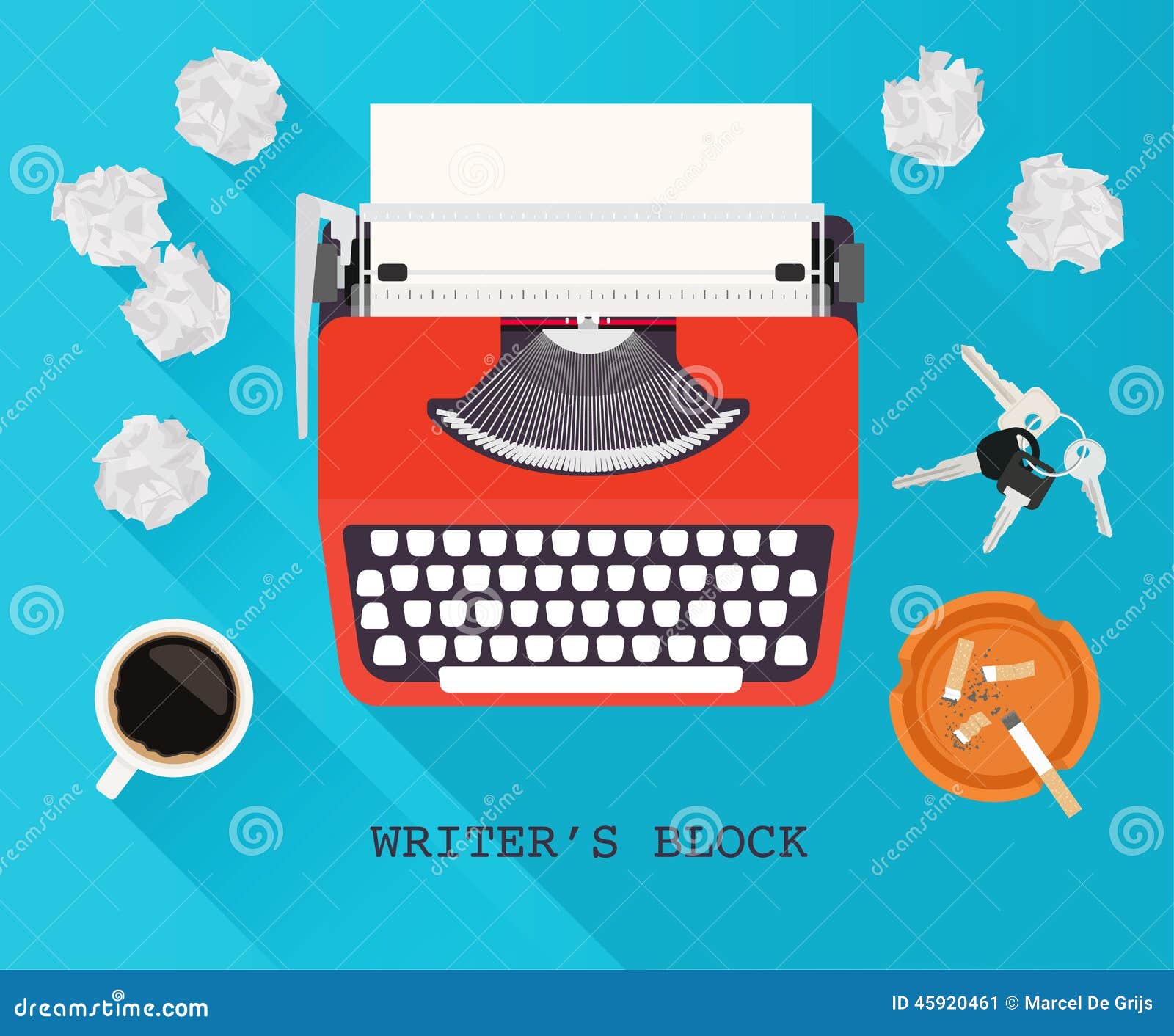 Writers Block Vector Stock Illustrations – 73 Writers Block Vector ...
