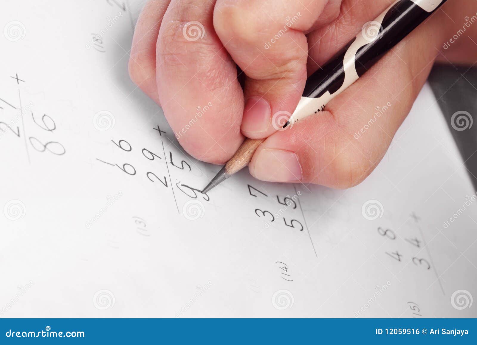 Writing stock photo. Image of learn, school, pencil, writing - 12059516