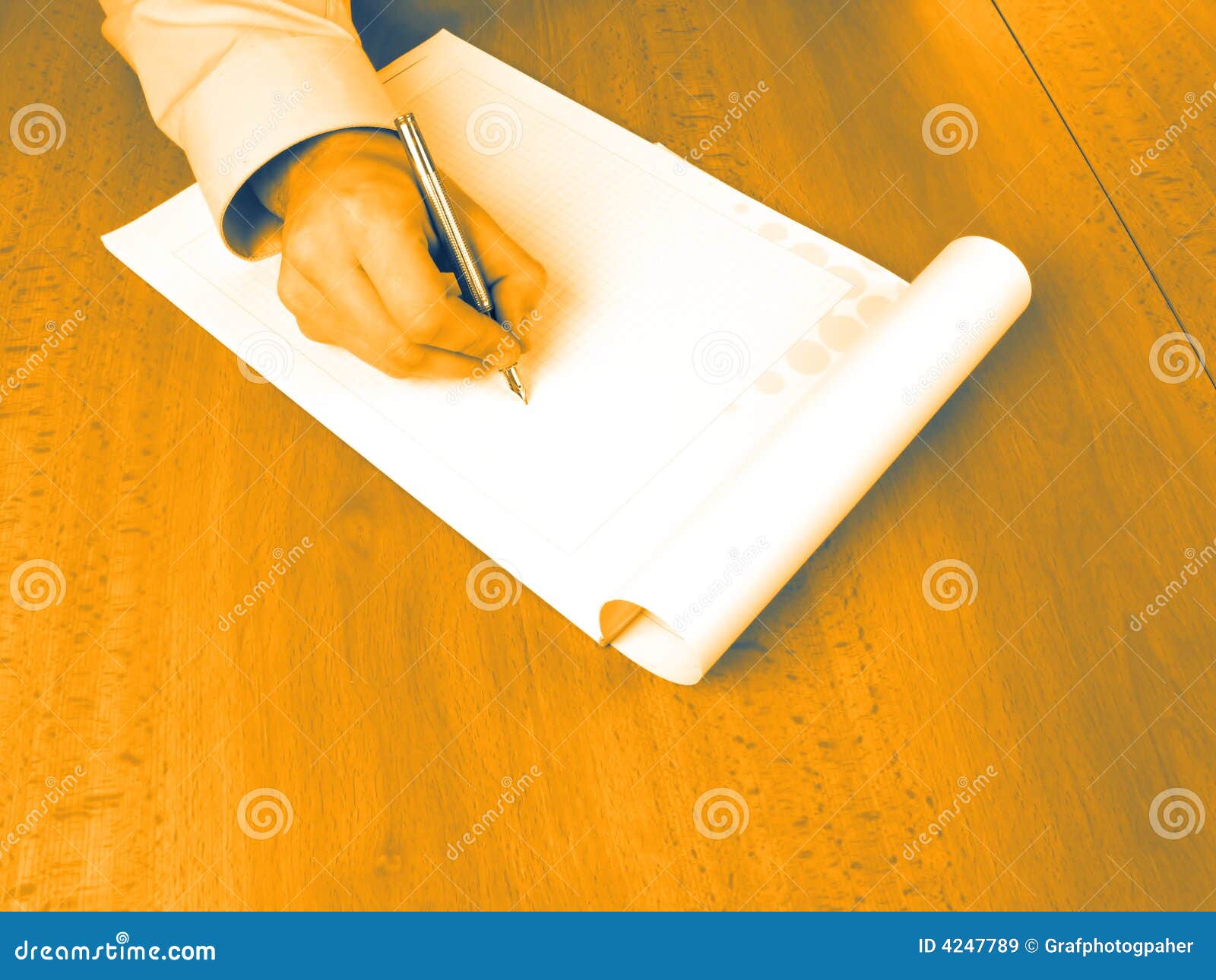 Writing stock image. Image of hand, desk, written, writing - 4247789