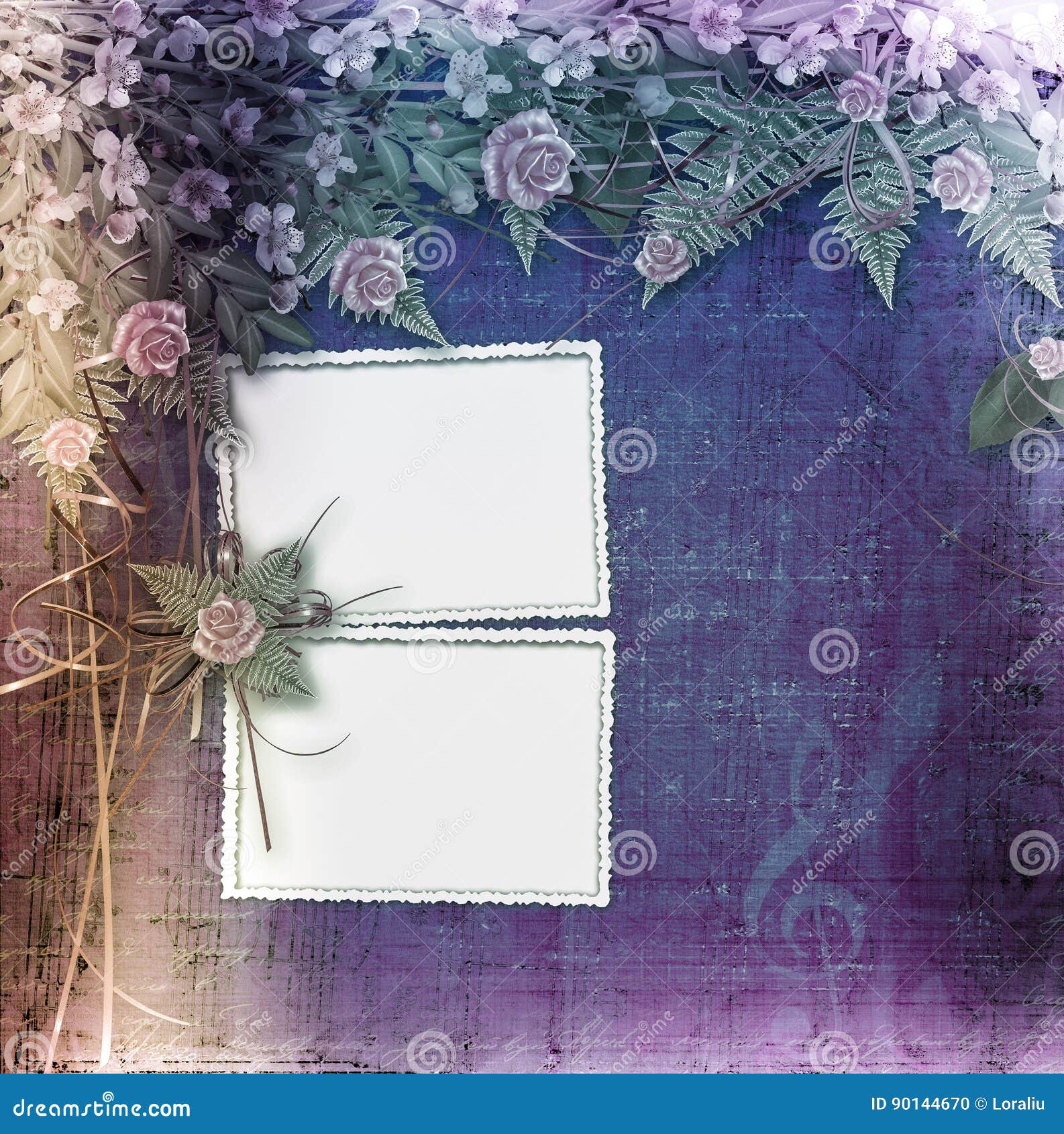 Writing Abstract Background with Frame Stock Illustration ...