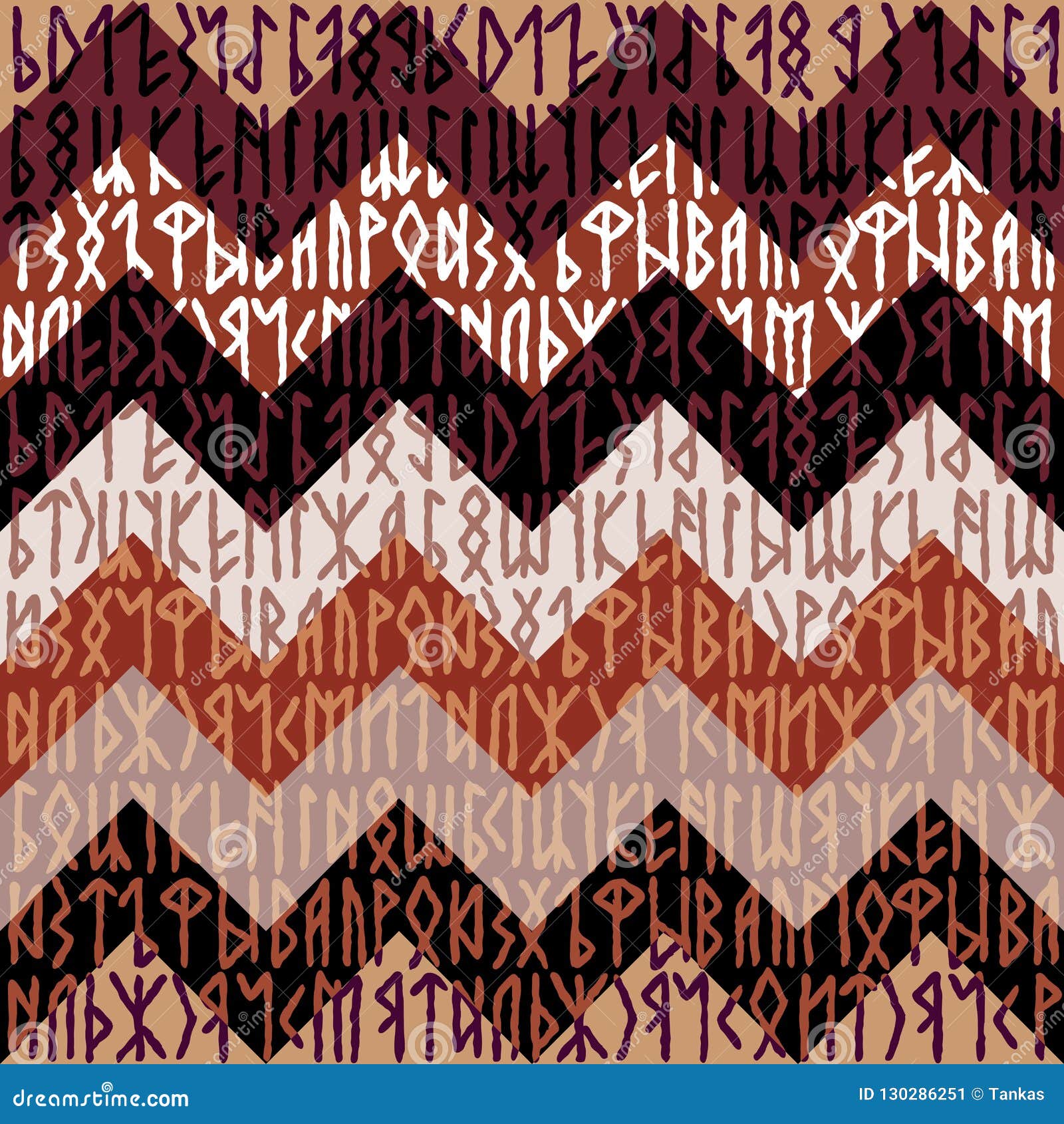 Writing Ancient Background. Old Gothic Seamless Texture. Stock Vector ...