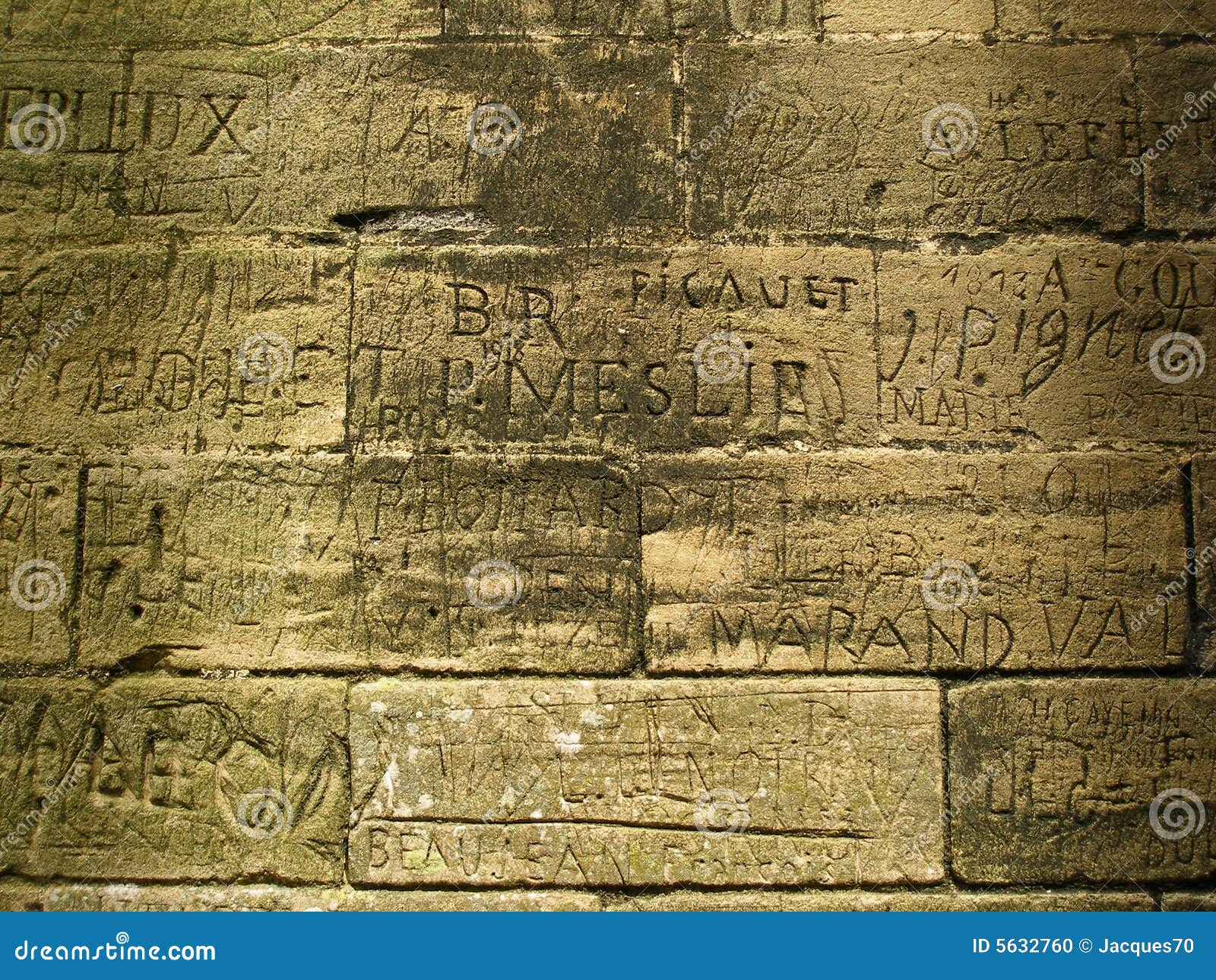 Ancient Graffiti Lettering Texture Royalty-Free Stock Photography ...