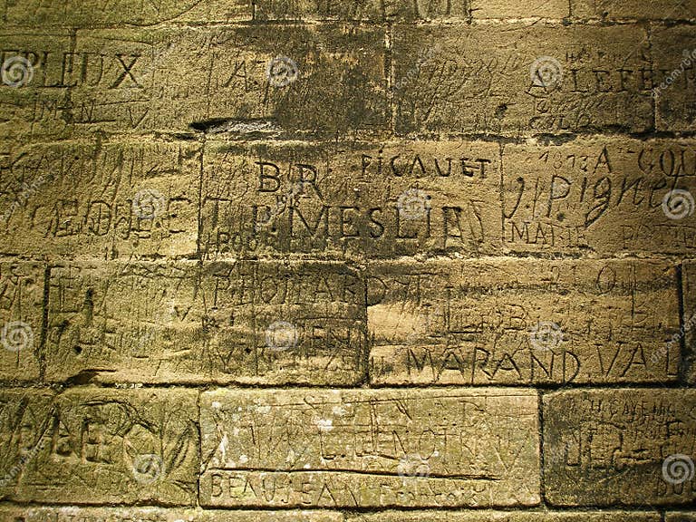 Writing - Ancient Graffiti stock photo. Image of outdoors - 5632760