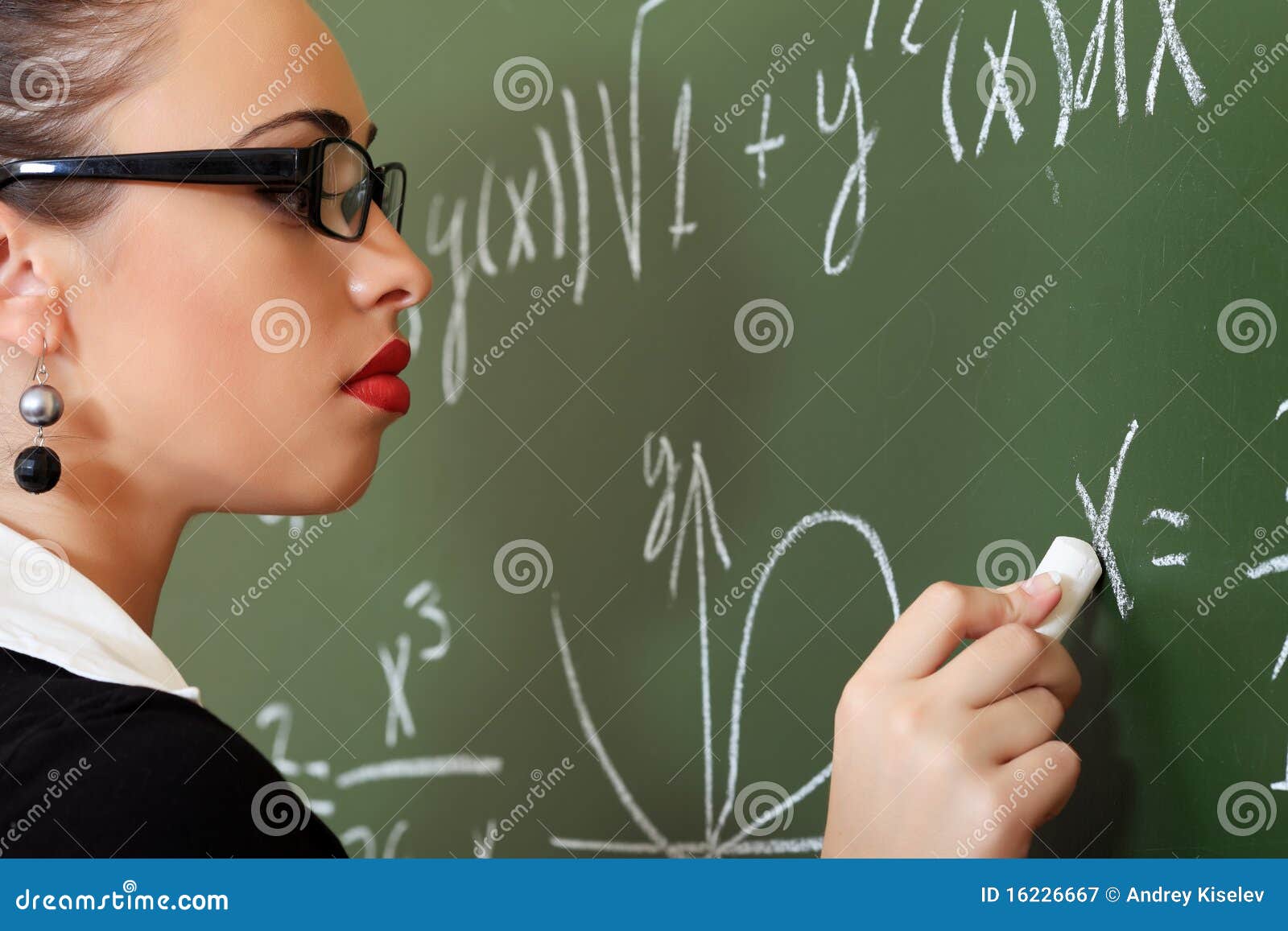 Writing on a blackboard stock image. Image of lecture - 16226667