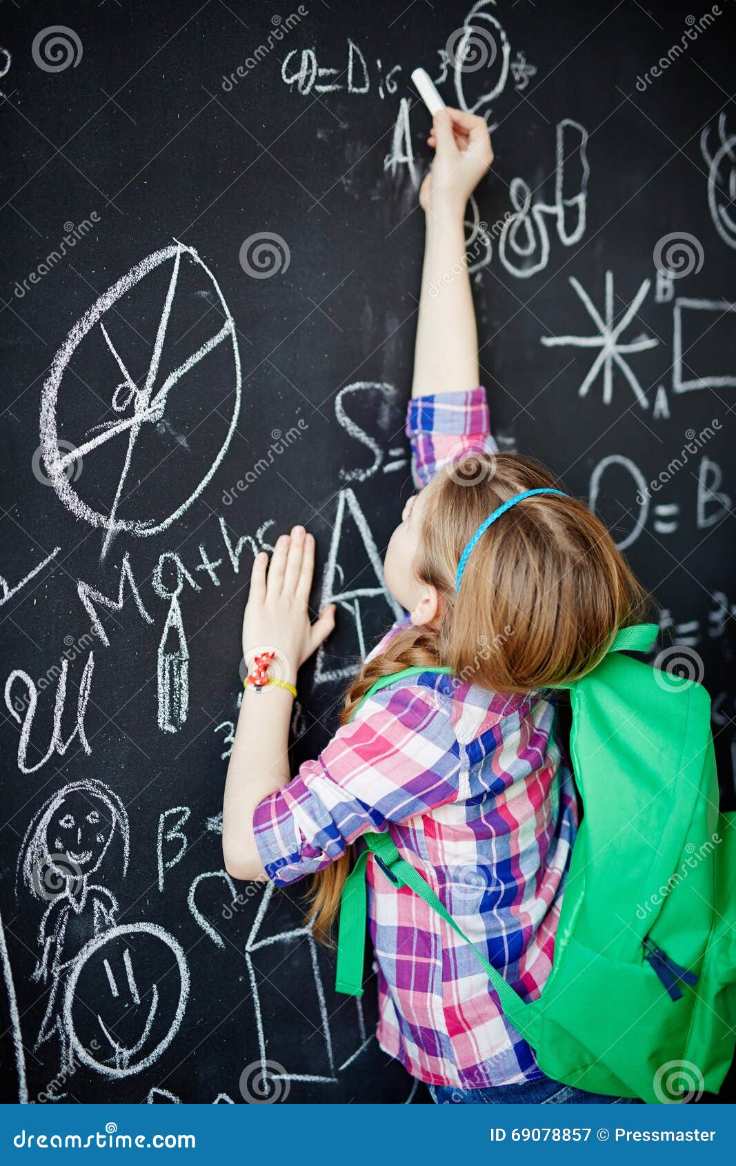 Writing on blackboard stock image. Image of blackboard - 69078857