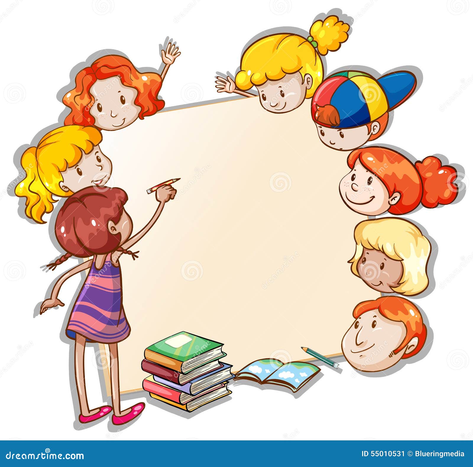 Writing stock vector. Illustration of template, reading - 55010531