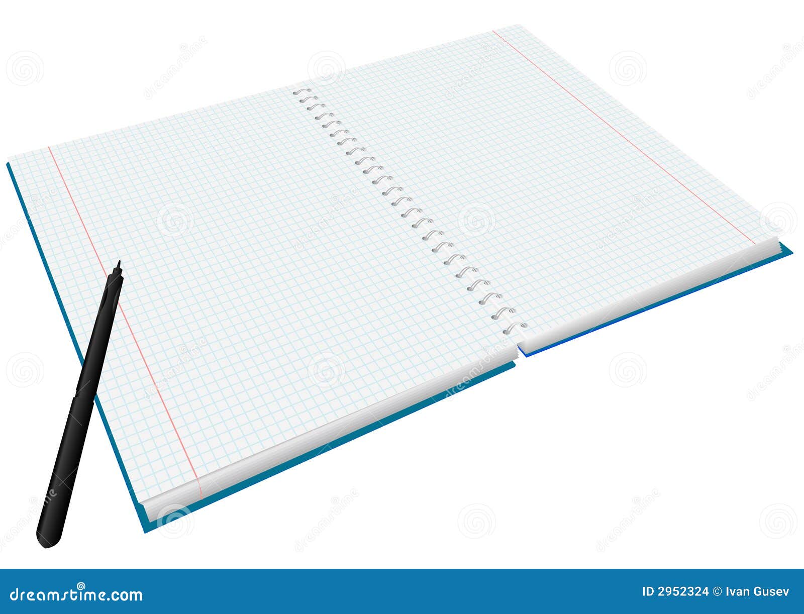 Writing Book Vector Icon. Logbook Illustration Symbol. Notebook Sign ...