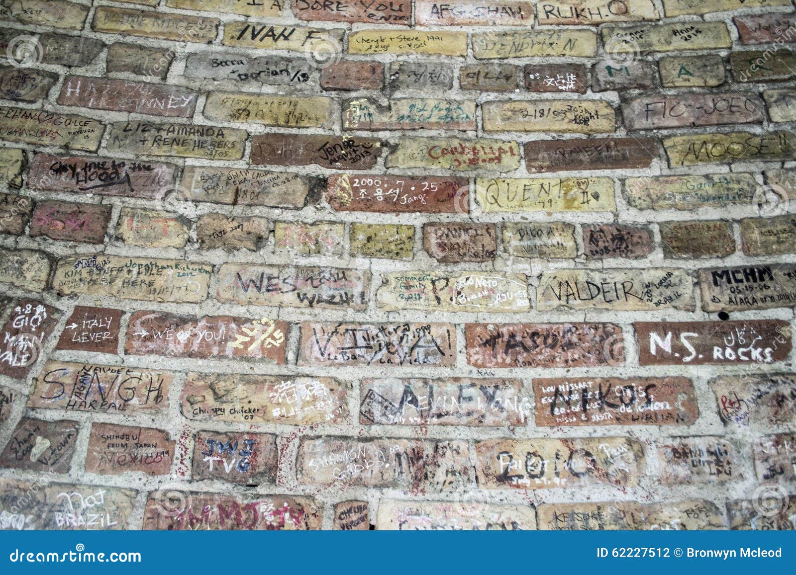 Writing on Bricks editorial photography. Image of loma - 62227512
