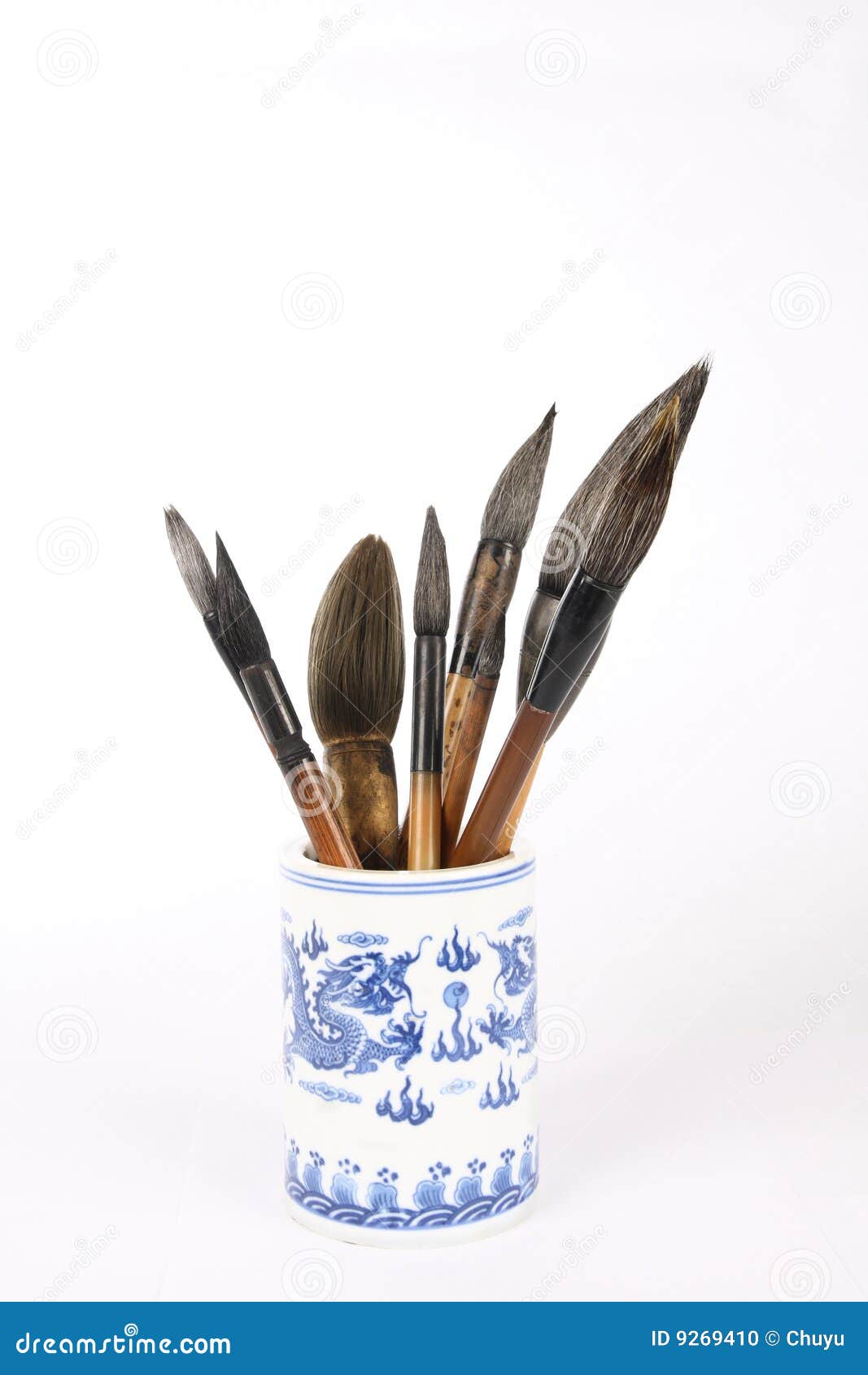 Writing brush stock photo. Image of history, porcelain - 9269410