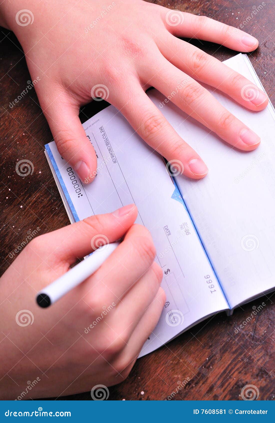 Writing a check stock image. Image of female, uncle, business - 7608581