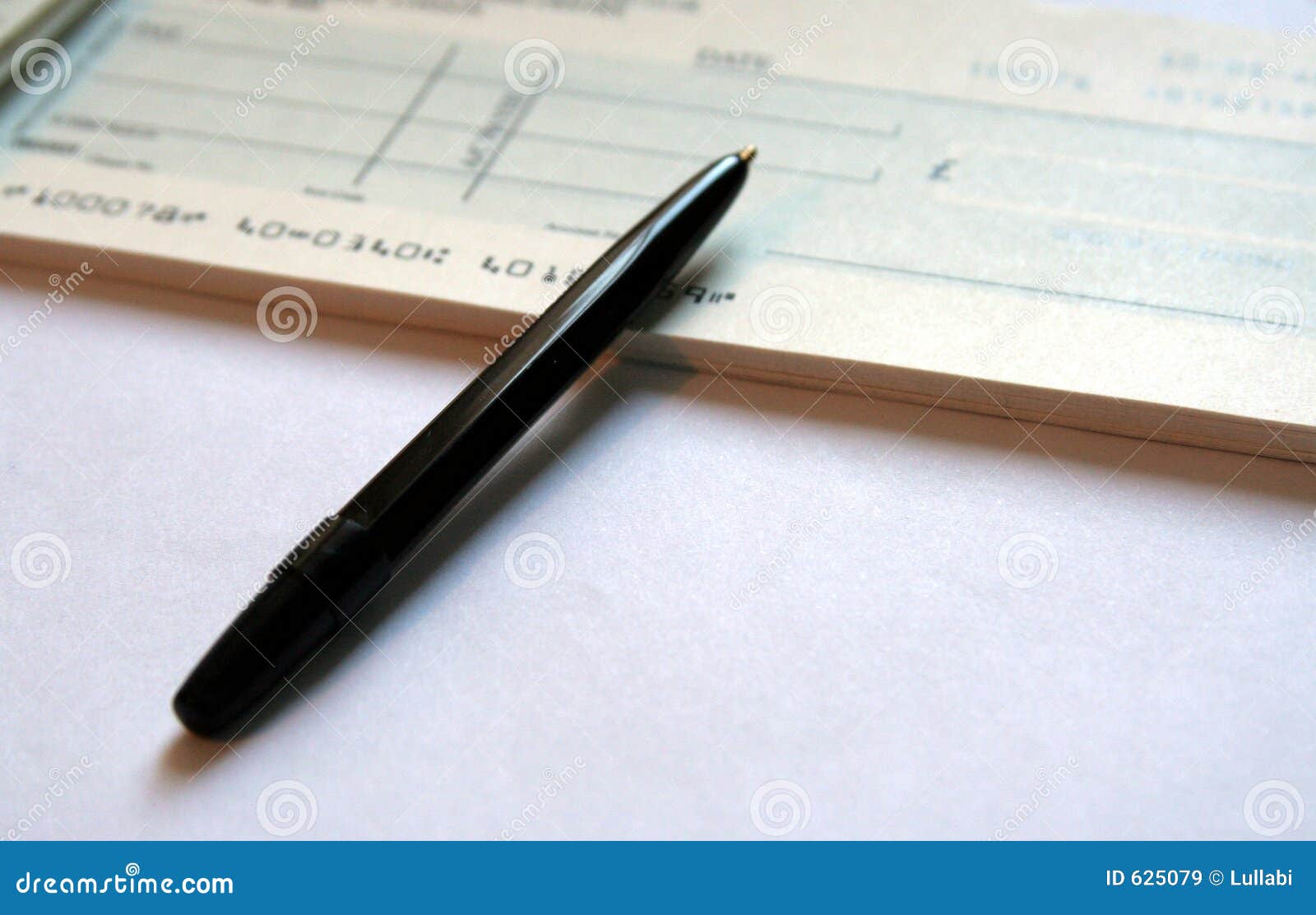 Writing a Cheque 2 stock image. Image of bank, check, payer - 625079