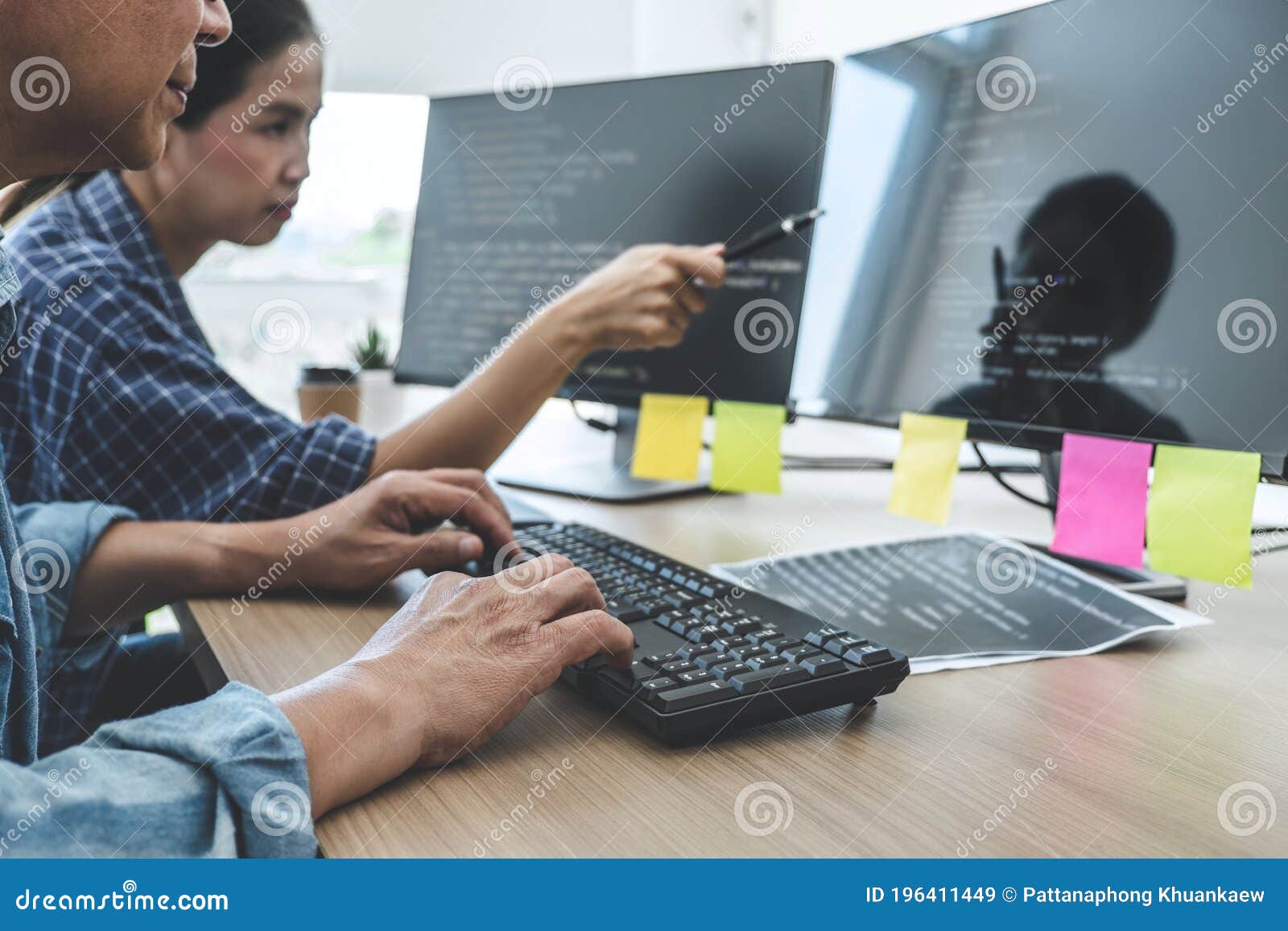 Writing Codes and Typing Data Code Technology, Two Professional ...