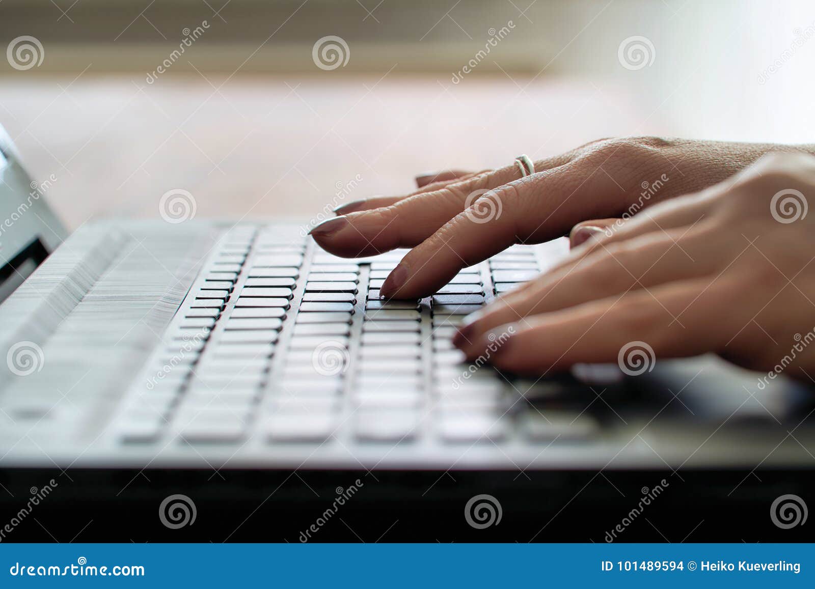 Writing on the Computer Keyboard Stock Photo - Image of computer, email ...