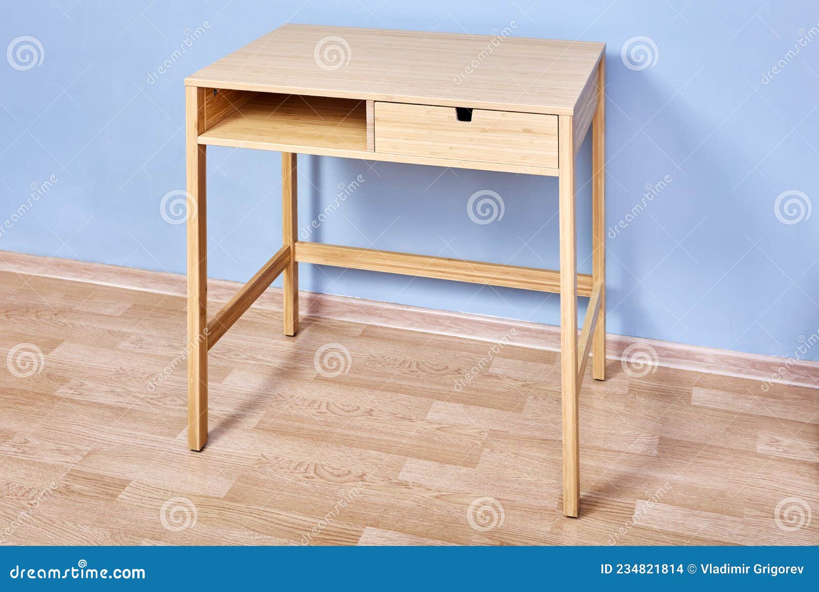 Writing Desk or Console Table with Storage. Stock Photo - Image of ...
