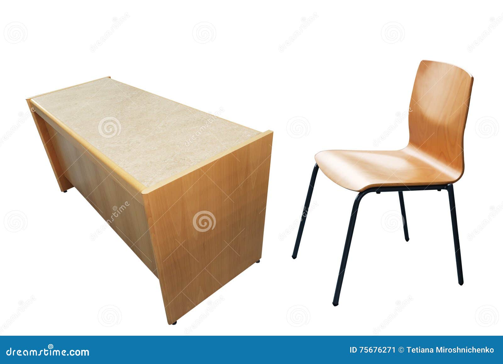 Writing desk for school stock image. Image of school - 75676271