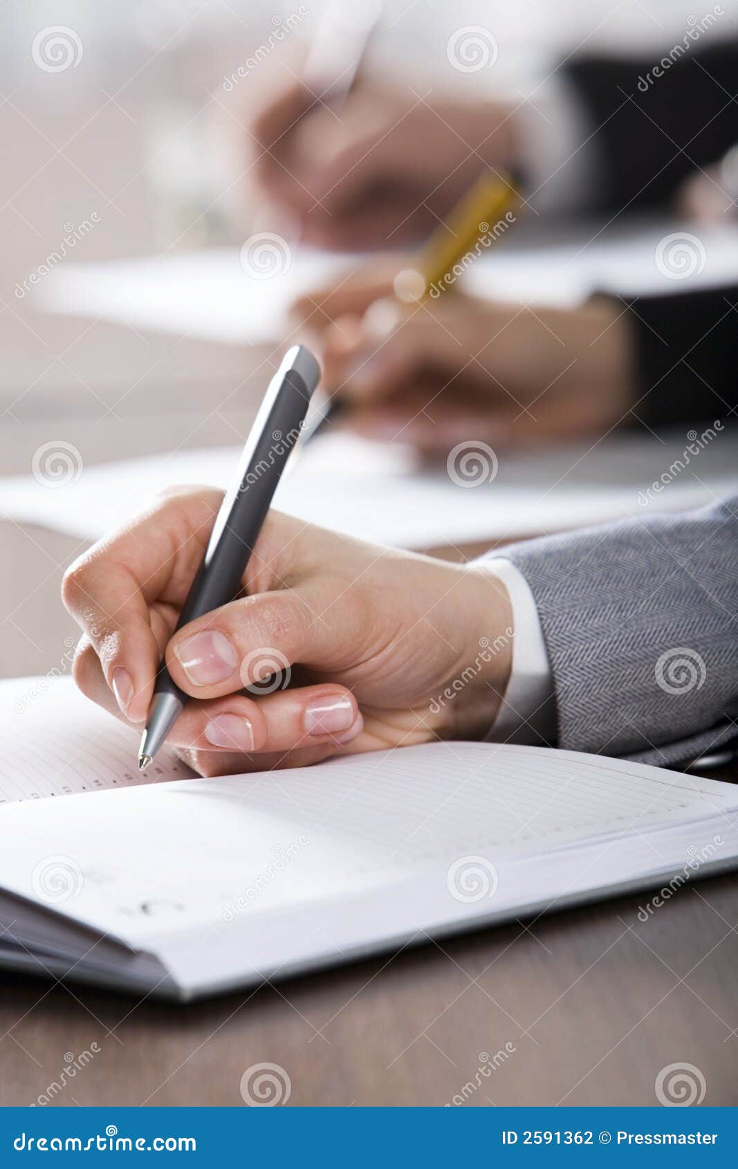 Writing details stock photo. Image of businessman, conference - 2591362