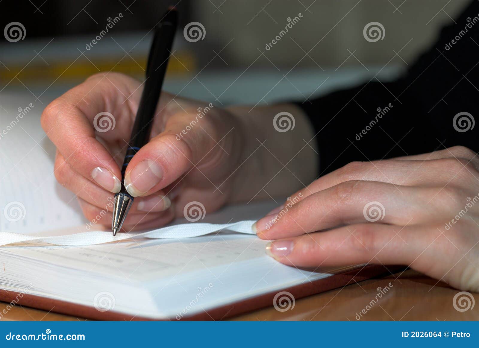 Writing in diary stock photo. Image of schoolgirl, diary - 2026064