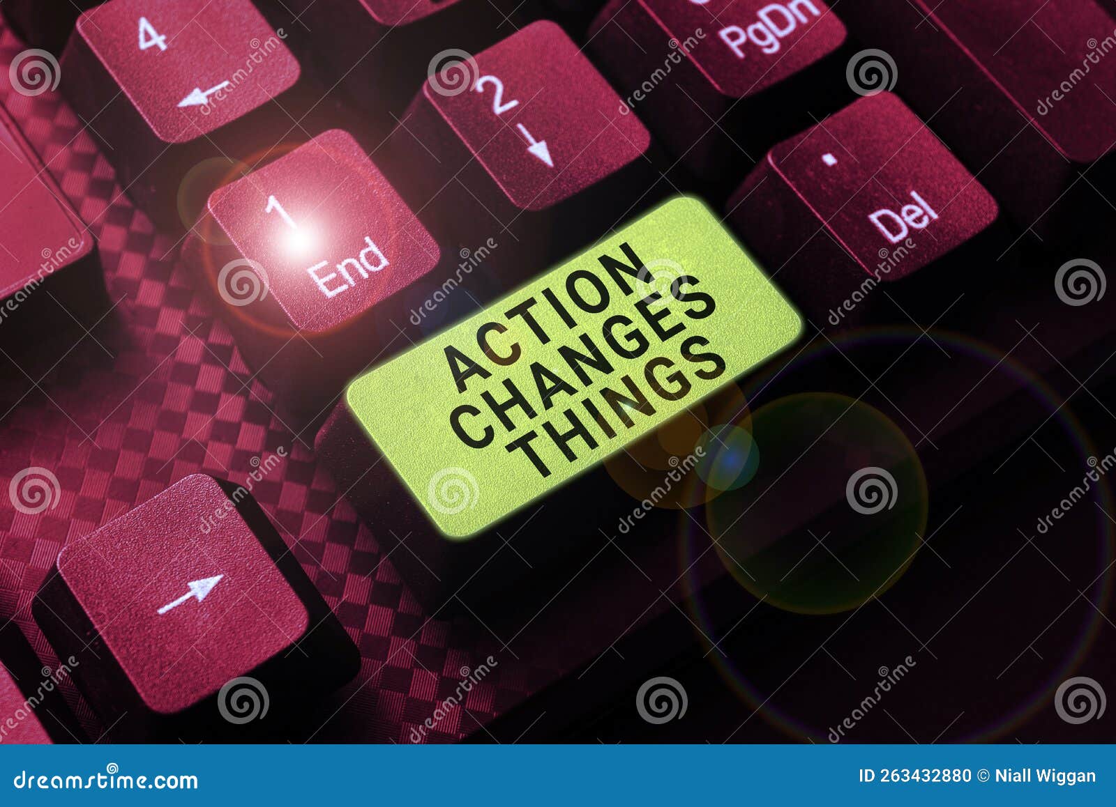 Writing Displaying Text Action Changes Things. Business Showcase Doing ...