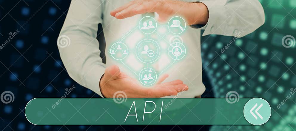 Inspiration Showing Sign Api Business Idea Set Of Routines Protocols And Tools For Building