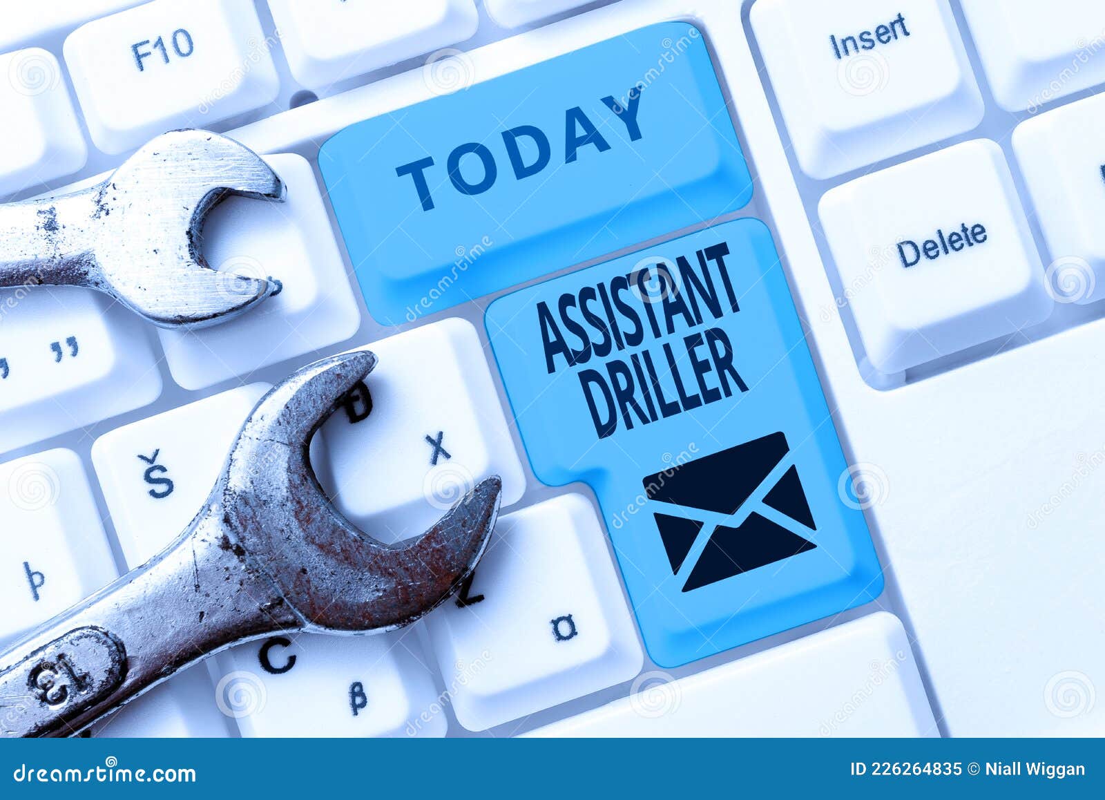 Text Caption Presenting Assistant Driller. Concept Meaning To Aid and ...