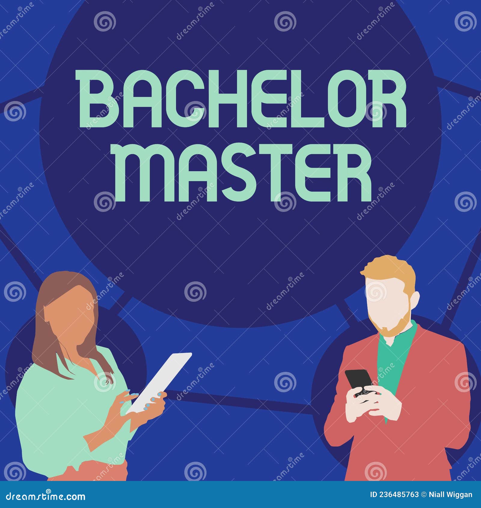 Text Sign Showing Bachelor Master. Business Approach an Advanced Degree ...