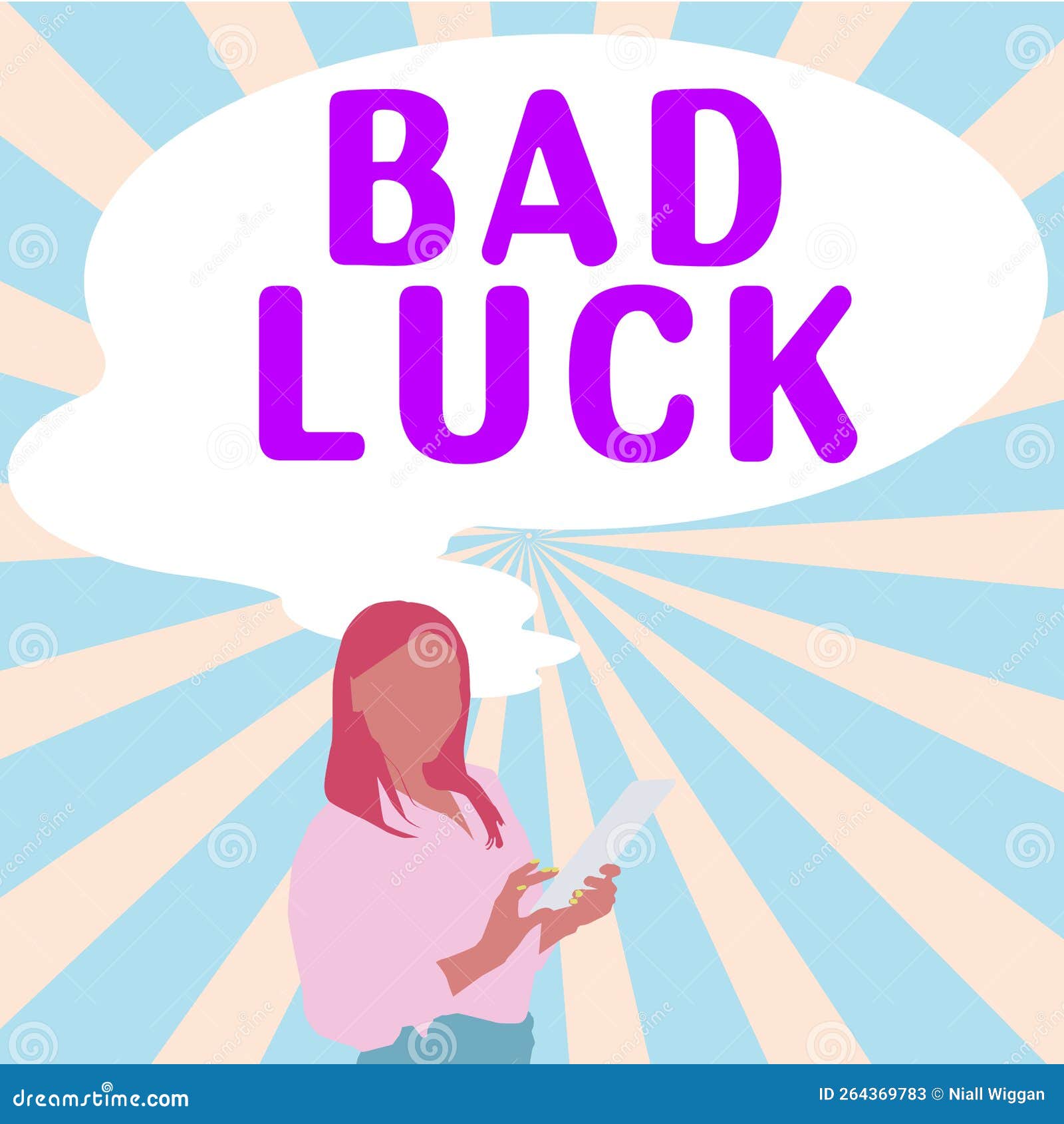 Hand Writing Sign Bad Luck. Conceptual Photo an Unfortunate State ... Hand Writing Sign Bad Luck. Conceptual Photo an Unfortunate State ...