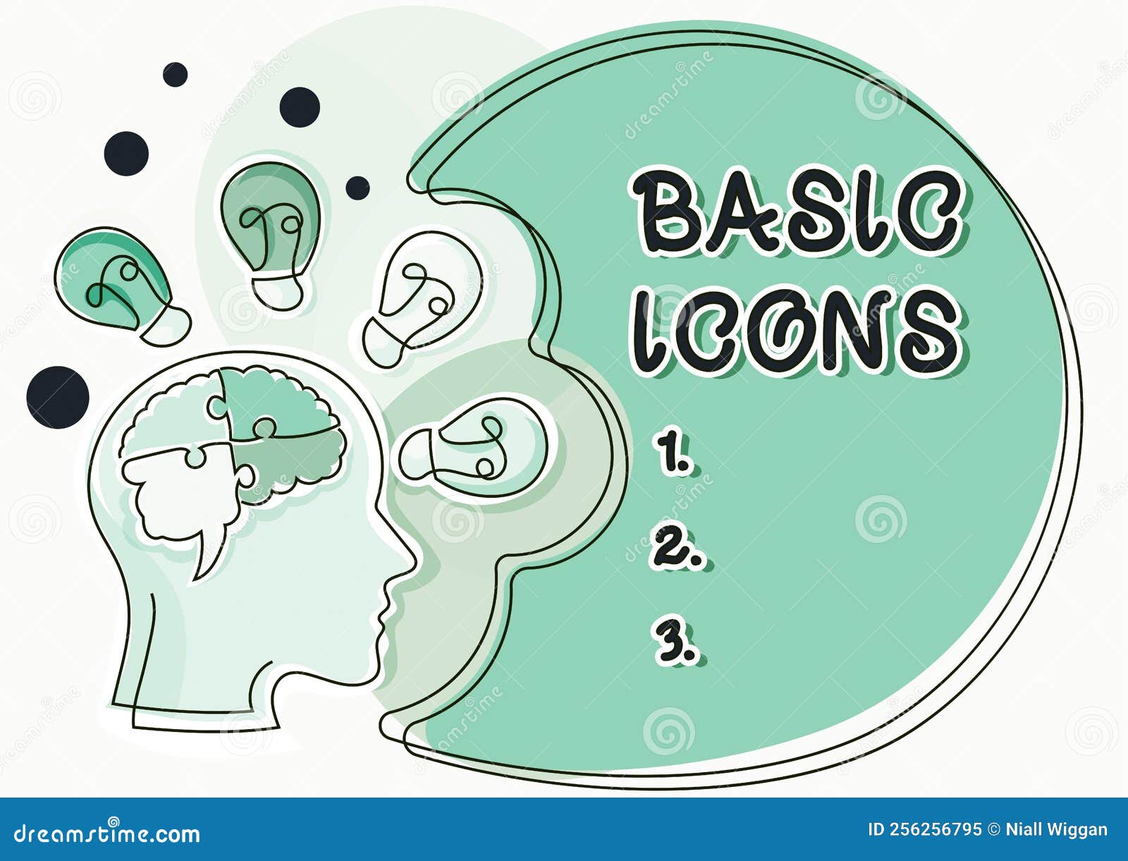 Writing Displaying Text Basic Icons. Word for Pictogram or Ideogram ...