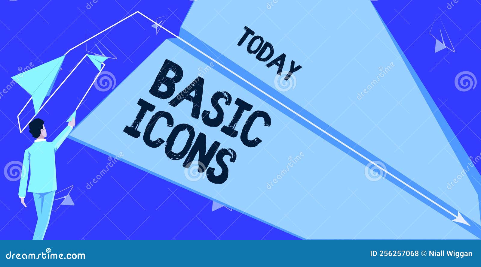 Writing Displaying Text Basic Icons. Word for Pictogram or Ideogram ...