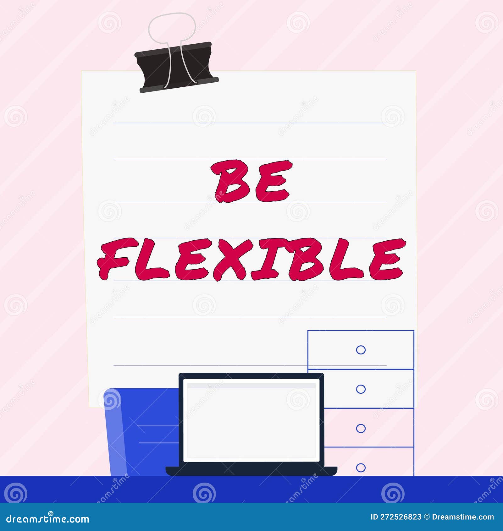 Writing Displaying Text Be Flexible. Concept Meaning Able To Be Easily ...