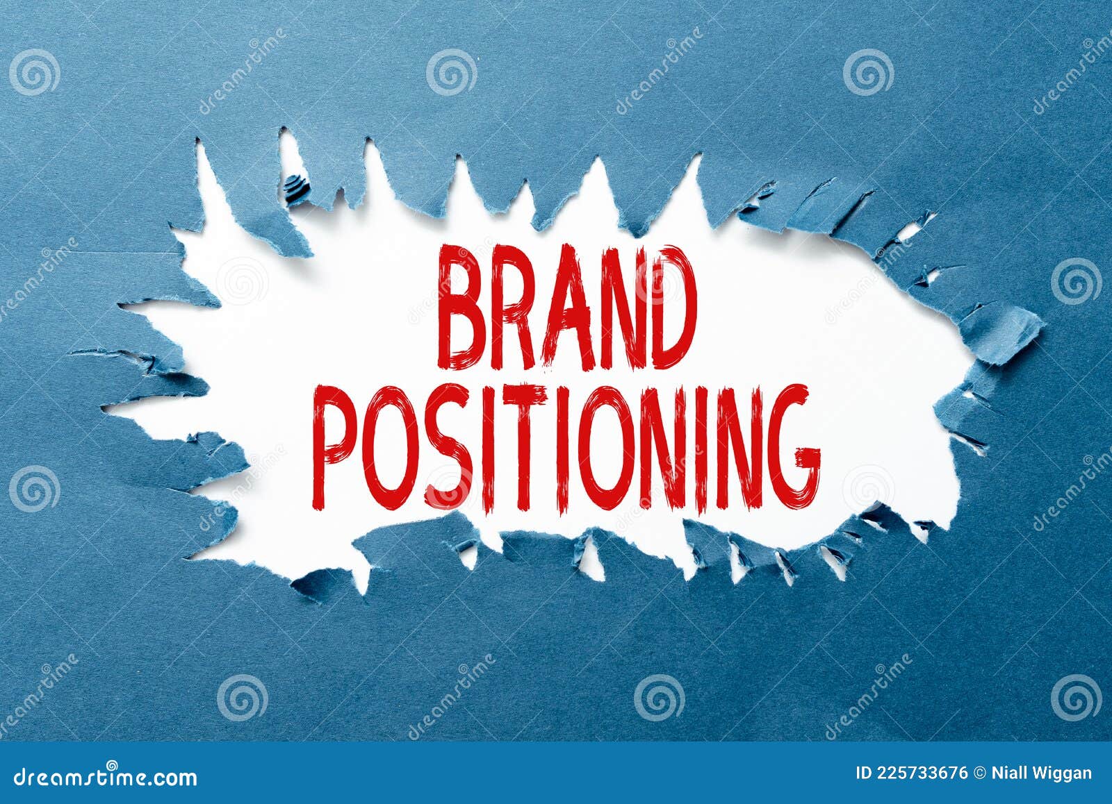 Hand Writing Sign Brand Positioning. Business Concept Creating a Unique ...