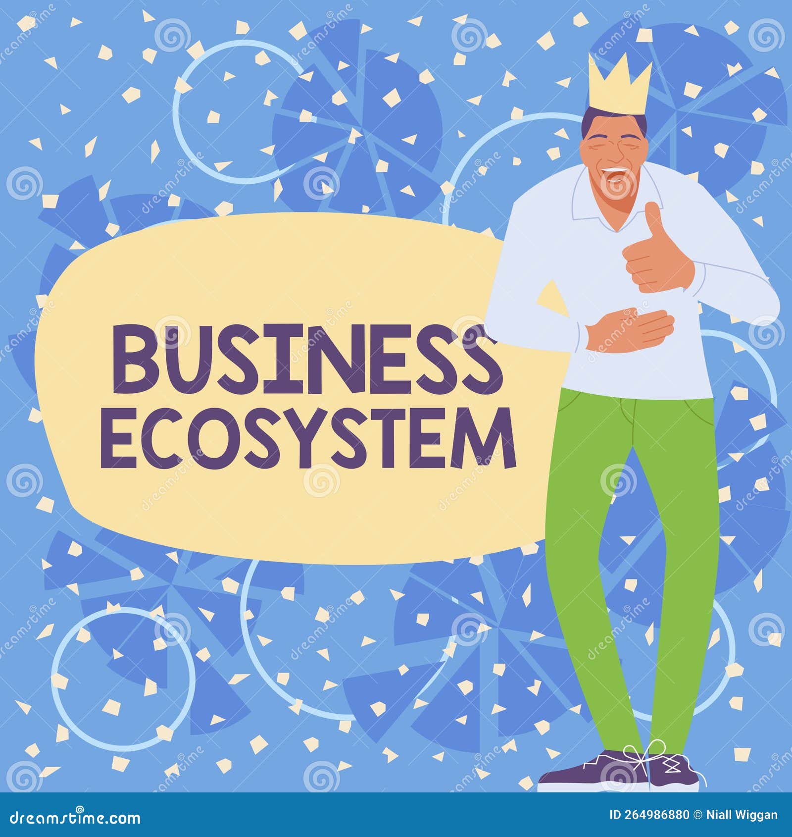 Ecosystem Organization Infographics With Zebra And Lion Animals ...