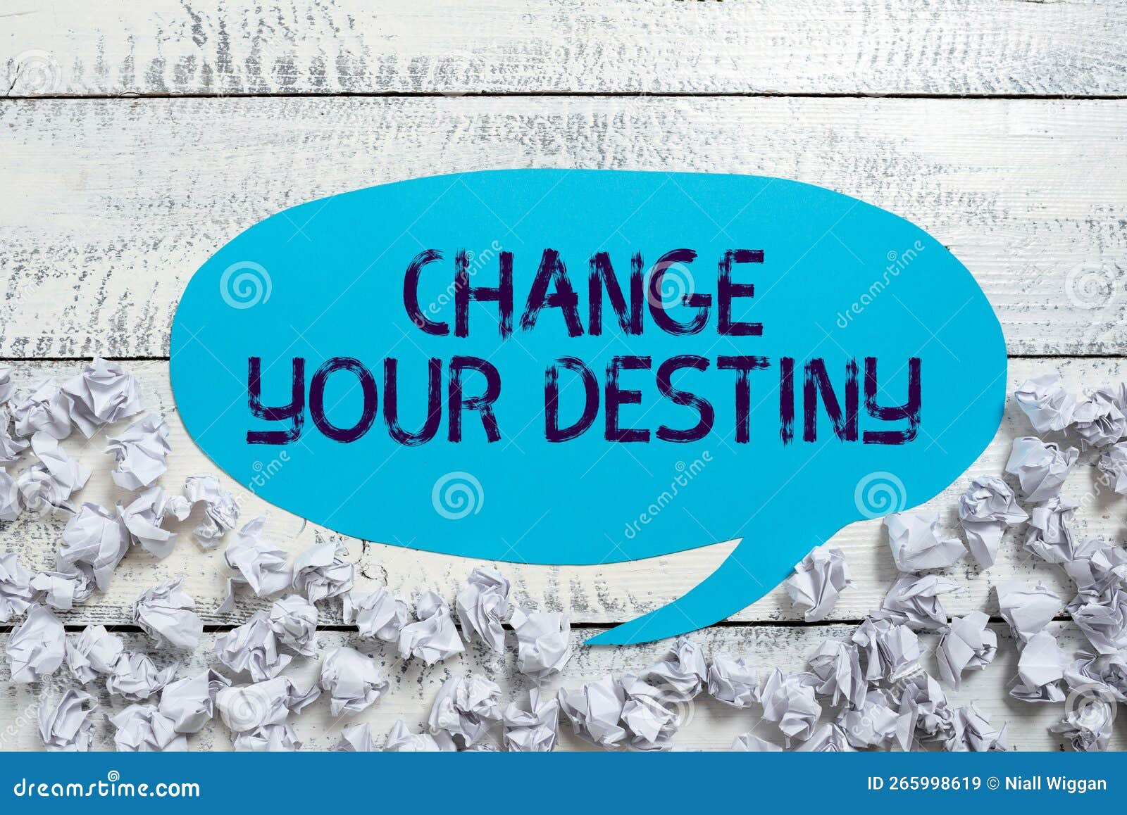 Sign Displaying Change Your Destiny. Business Overview Rewriting Aiming ...
