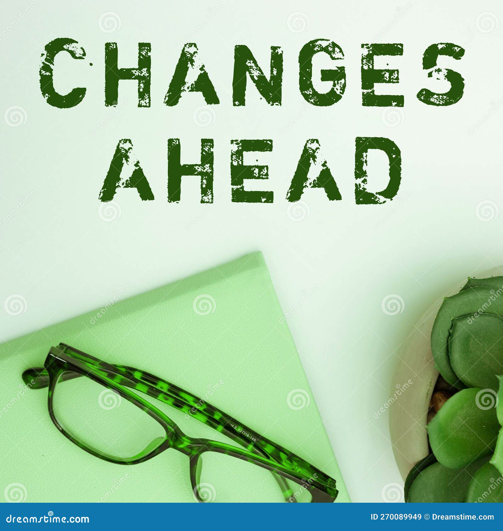 Text Caption Presenting Changes Ahead. Word for To Replace with or ...