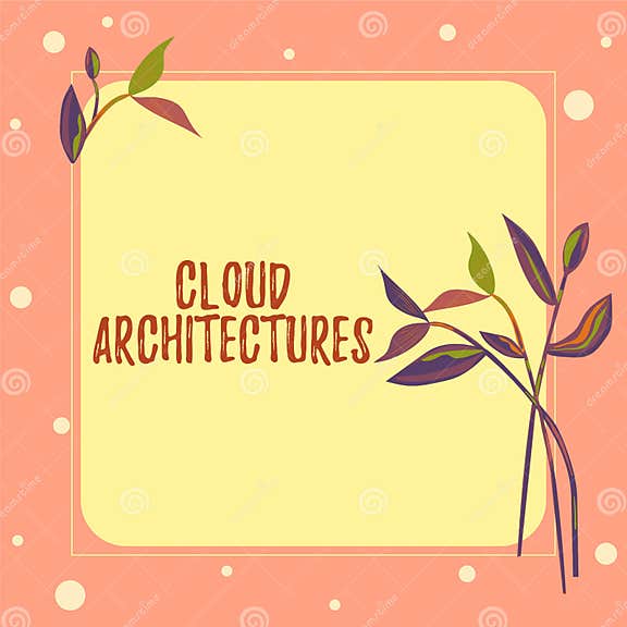 Writing Displaying Text Cloud Architectures Internet Concept Various