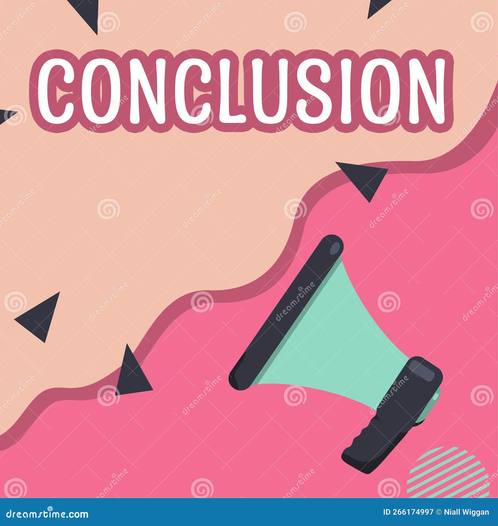 Sign Displaying Conclusion. Business Approach Results Analysis Final ...