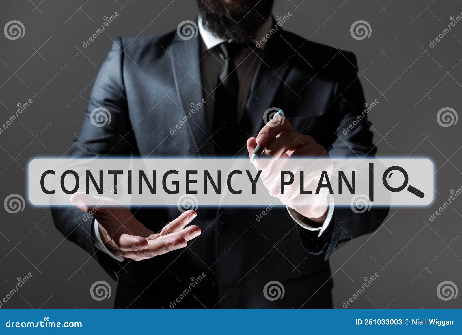 Sign Displaying Contingency Plan. Concept Meaning a Plan Designed To ...