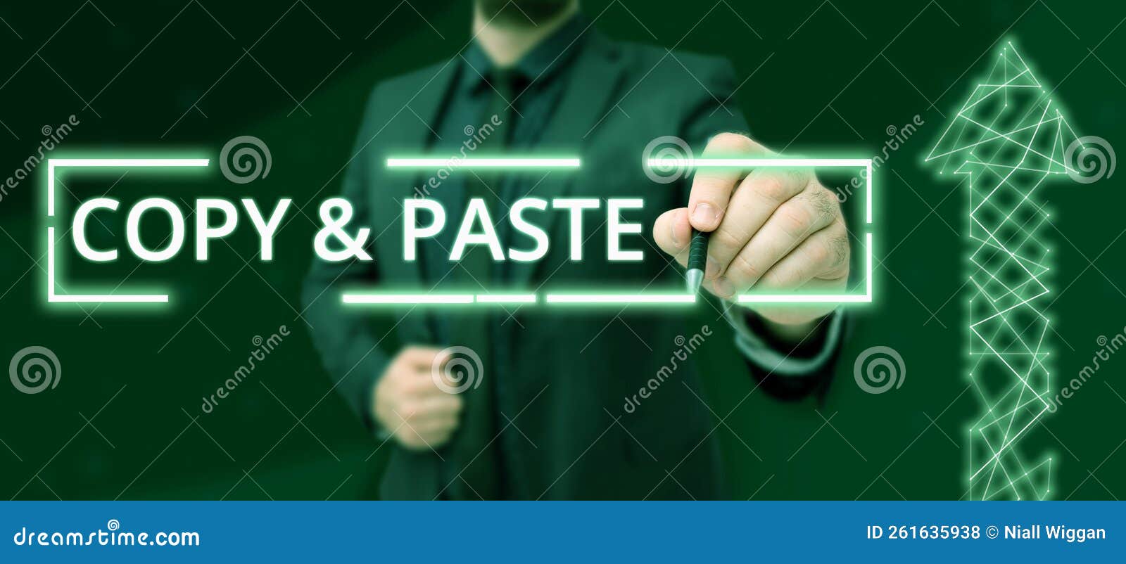 Writing Displaying Text Copy Paste. Internet Concept an Imitation ...