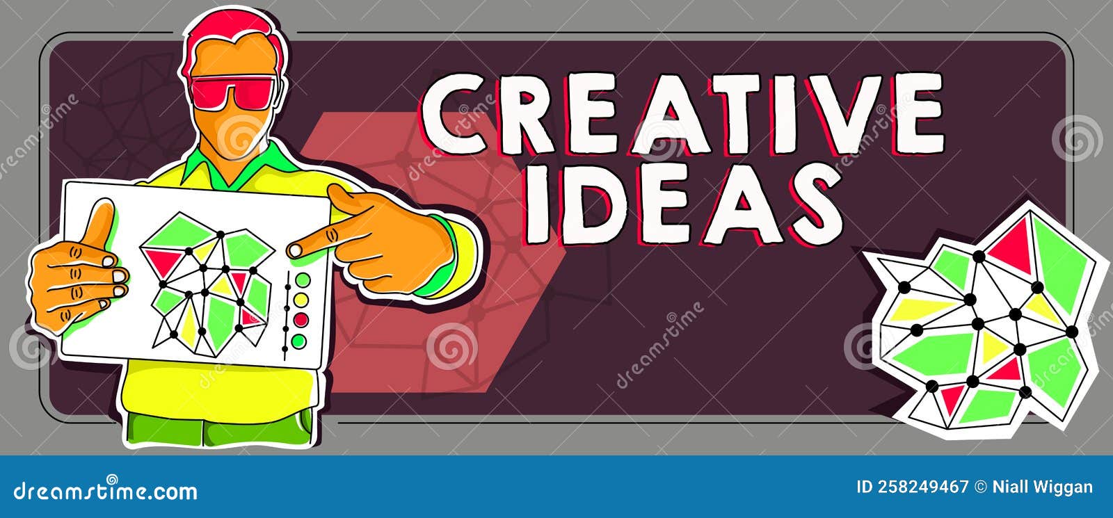 Writing Displaying Text Creative Ideas. Word Written on Unique Strategy ...