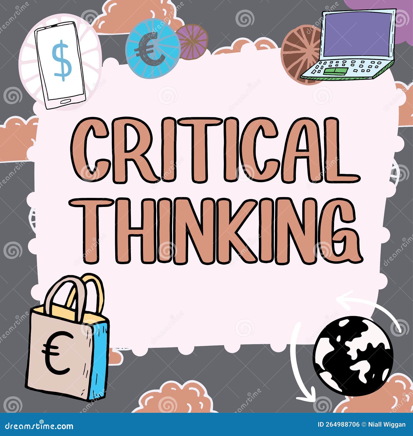 Writing Displaying Text Critical Thinking. Word Written on Sequence of ...