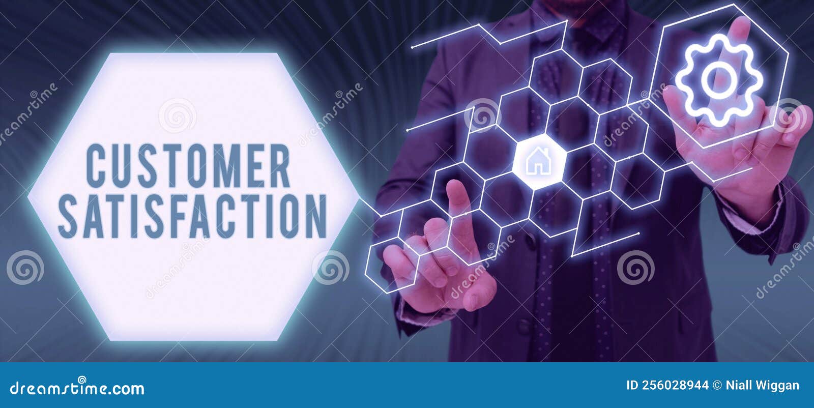 Inspiration Showing Sign Customer Satisfaction. Business Showcase ...