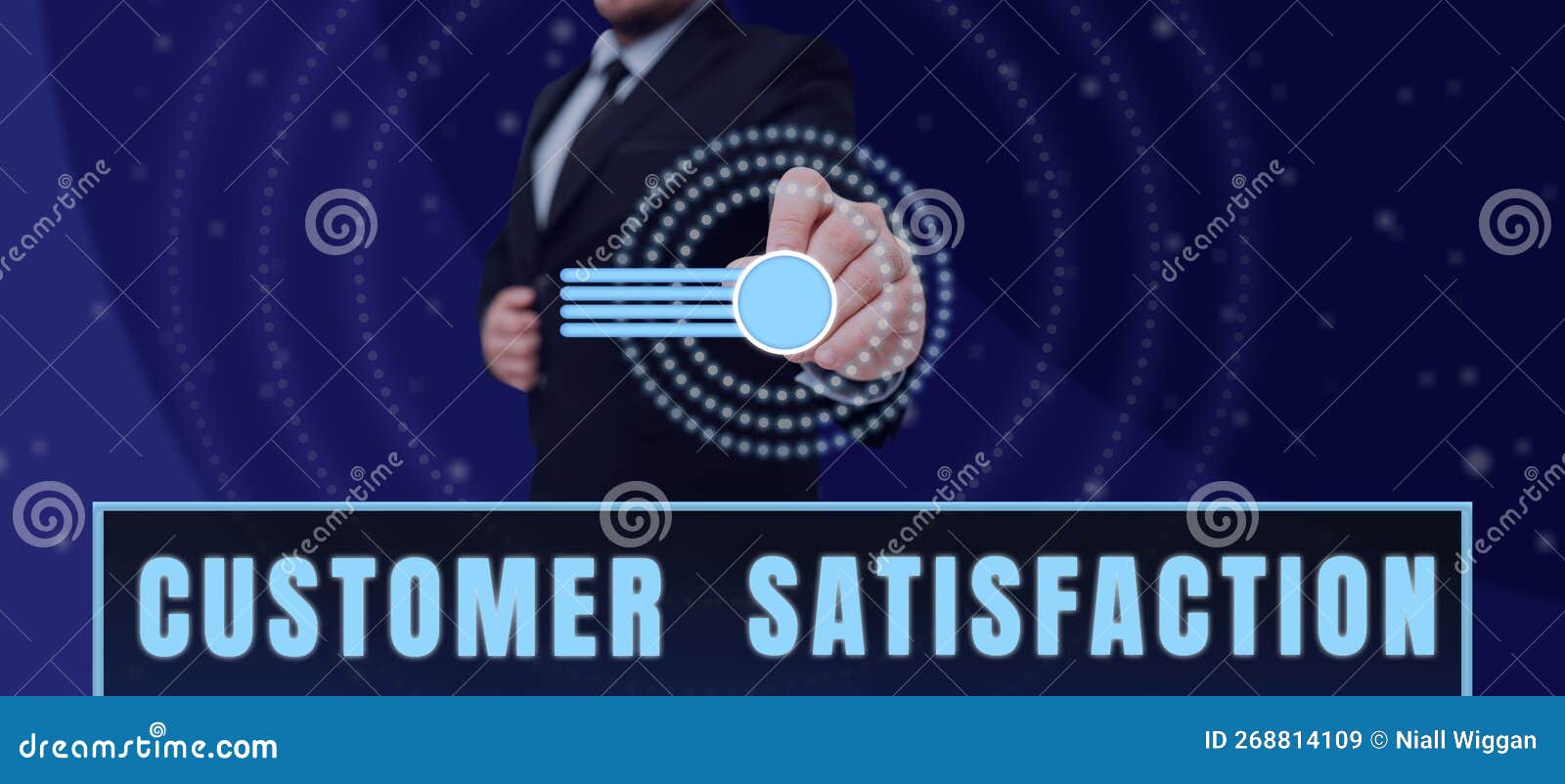 Writing Displaying Text Customer Satisfaction. Word for Exceed Consumer ...