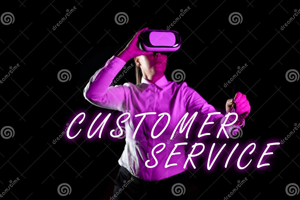 Writing Displaying Text Customer Serviceprocess Of Ensuring Client Satisfaction With Product